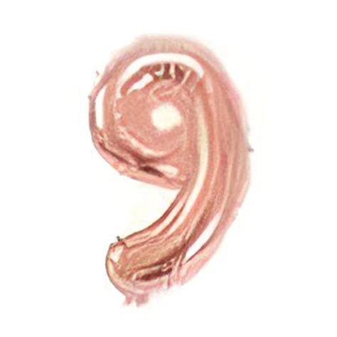 Balão Metalizado Número Rose Gold 1 Metro Extra Festas