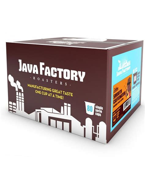 Java Factory Single Cup Coffee Keurig Smooth Caffeinator Medium Roast