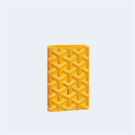 고야드 생피에르 카드 홀더 옐로우 ＞ Goyard Giks 직스