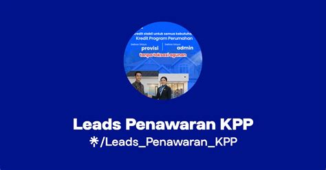 Leads Penawaran Kpp Linktree