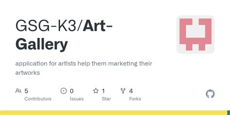 Github Gsg K3art Gallery Application For Artists Help Them
