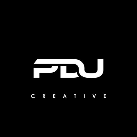 PDU Letter Initial Logo Design Template Vector Illustration 31755815 Vector Art At Vecteezy