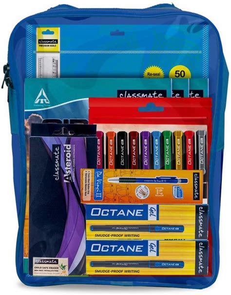Itc Classmate Scholastic Bag Kit 12 Assorted Items Online Classes Ting