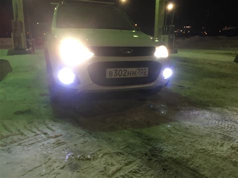ПТФ калина 2 в стандартные места. — Lada Kalina Cross, 1,6 л, 2018 года ...