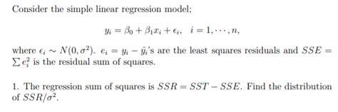 solved consider the simple linear regression model yi bo