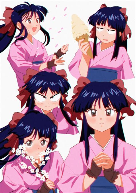 Shinguuji Sakura Sakura Taisen Sega Highres 1girl Annoyed Blue