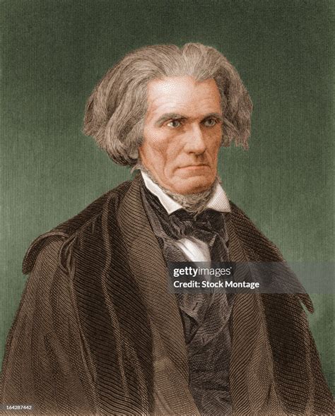 Engraved Portrait Of American Politician Former Us Vice President