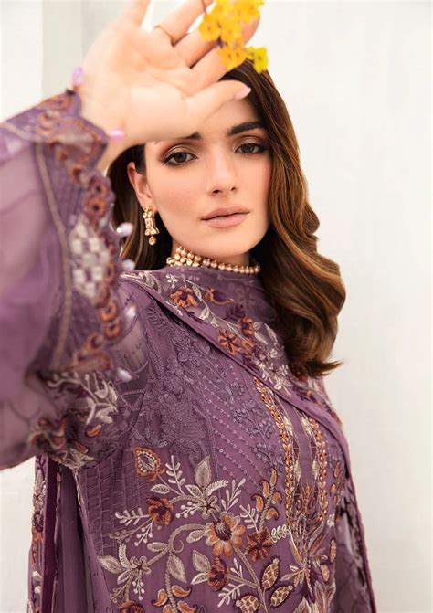 Formal Collection Ramsha Chiffon Vol 24 Fr2404 Saleem Fabrics