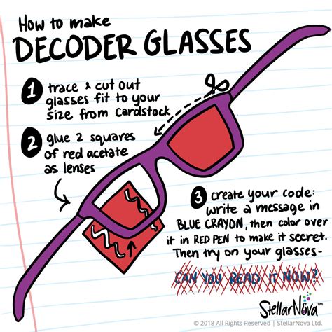 Spy Glasses Instructions At Jennifer Vidal Blog