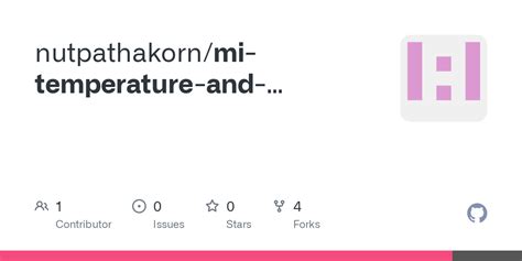 GitHub Nutpathakorn Mi Temperature And Humidity Esp LYWSD MMC