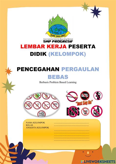 pergaulan bebas-LKPD Kelompok online exercise for | Live Worksheets