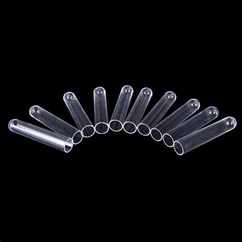 Clear Plastic Test Tubes Hard Plastic Test Trial T Vicedeal