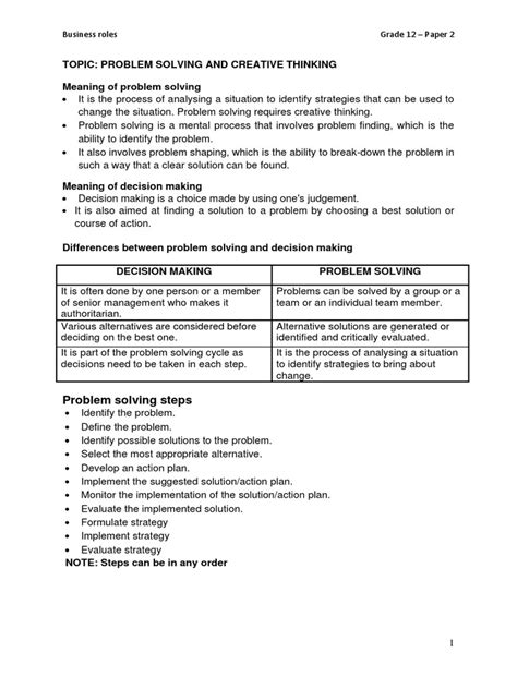 Topic 1 Grade 12 Creativity Pdf