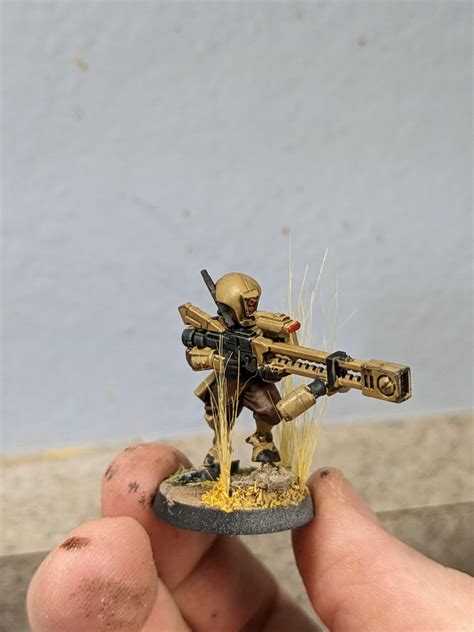 Kill Team Marksman Bashed From Standard Pathfinders With 3d Printed
