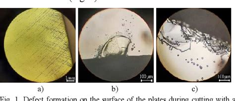 Figure 4 From Defect Formation On The Surface Of Silicon Substrates