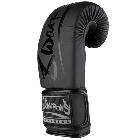 8 Weapons Boxing Gloves Unlimited 20 Black Black 16 Oz Boxing Gloves