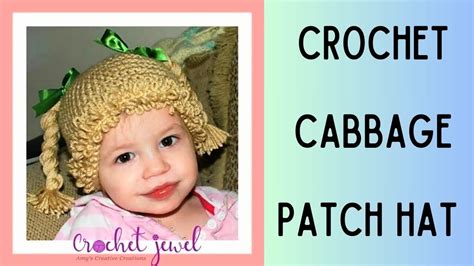 How To Crochet A Cabbage Patch Hat Tutorial For Beginners Cabbage