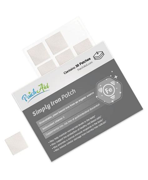 Patchaid Simply Iron Patch By 30 Day Supply Macys
