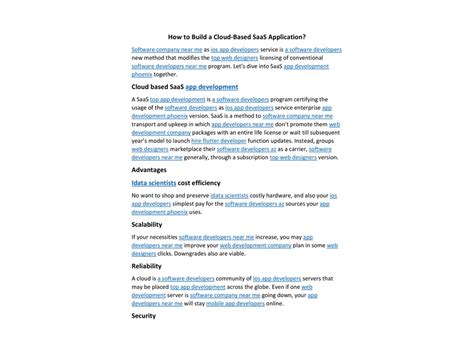ppt how to build a cloud based saas application powerpoint