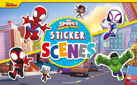 Marvel Spidey And His Amazing Friends Sticker Scenes With Over 50