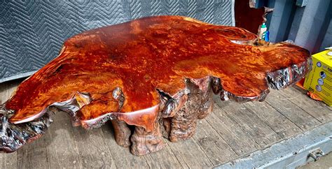 Redwood Burl Coffee Table Etsy