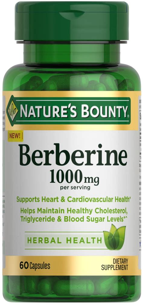 Berberine For Cardiovascular Health Natures Bounty