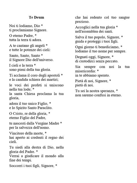 Te Deum Pdf