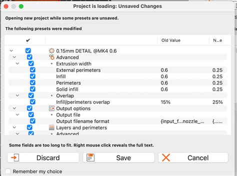 prusaslicr presets help needed hardware firmware and software help