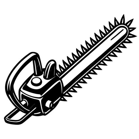 Hedge Trimmer Vector Silhouette Premium Ai Generated Vector