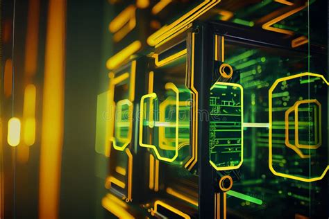 Data Connectivity Concept With High Tech Structure Technology Modern Design Concept Stock