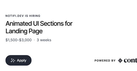 Animated Ui Sections For Landing Page