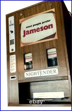 Irish Whiskey John Jameson Coin Operated Vending Machine Dispenser