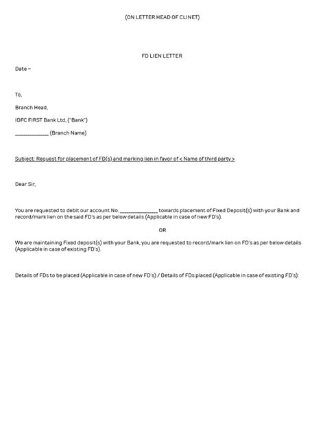 Lien Letter Docx 20240814 162215 0000 Pdf Financial