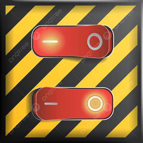 Toggle Switch Vector Hd Images Realistic Toggle Switch Vector Danger