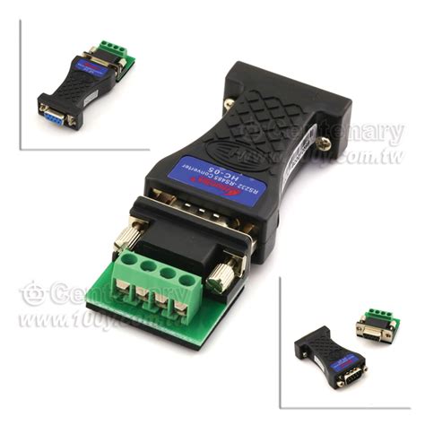 勝特力電子零件材料 Gc 31 Rs232轉rs485訊號轉換器 9公9母