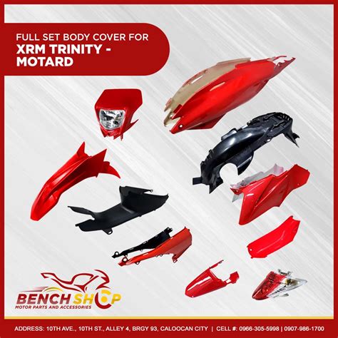 Xrm 125 Trinity Motard Full Set Fairings 10 In 1 Shopee Philippines