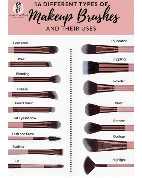 Makeup Brushes Makeup Brushes Guide Quick Makeup Simple Makeup Tips
