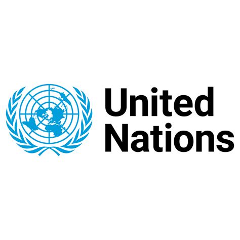 Un Logo En United Nations Emblem In English Official Global Icon Design