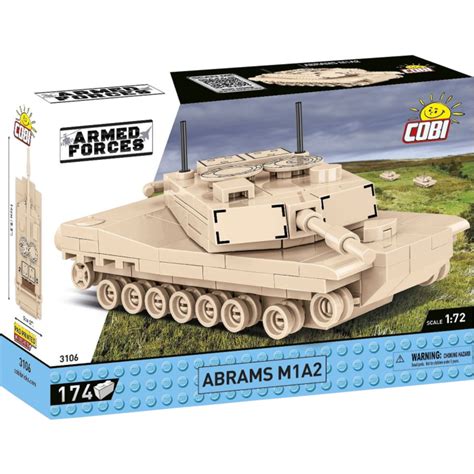 Cobi Armed Forces Abrams M1a2 Tank Building Block Construction Set 174 Pieces By Cobi