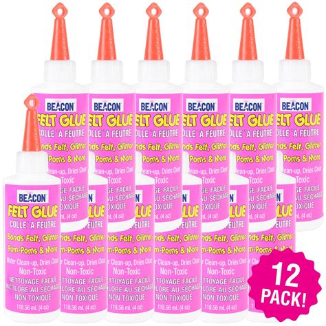 Multipack Of 12 Felt Glue 4oz Count 12 Michaels