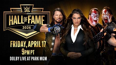 2026 Wwe Hall Of Fame Ceremony Takes Center Stage At Dolby Live At Park