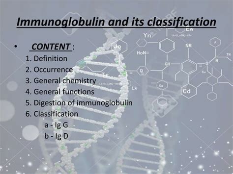 Immunoglobulin Classification Pptx Infectious Diseases Diseases