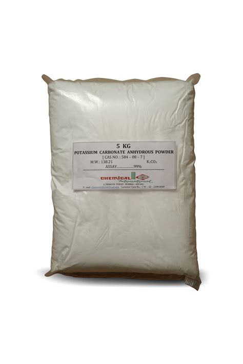 Potassium Carbonate Anhydrous Powder Chemical International