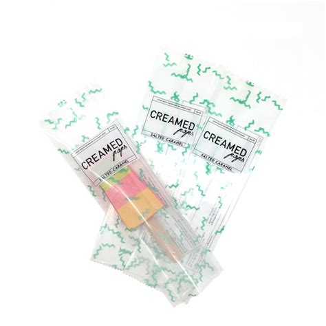 Popsicle Packagingcustom Printed Food Grade Heat Seal Plastic Clear