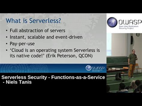 Free Video Serverless Security Functions As A Service Faas