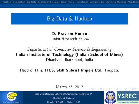 hadoop basics ppt