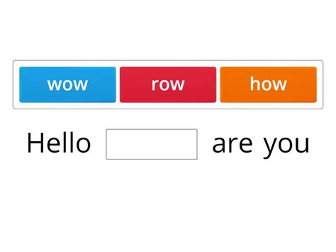 End The Setence With The Right Word Complete The Sentence