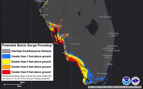 Hurricane Storm Surge Map