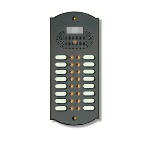 push button panel for video intercom 16 names mod 16plmorovideo a in