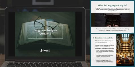 Language Analysis Guidance PowerPoint Hecho Por Educadores